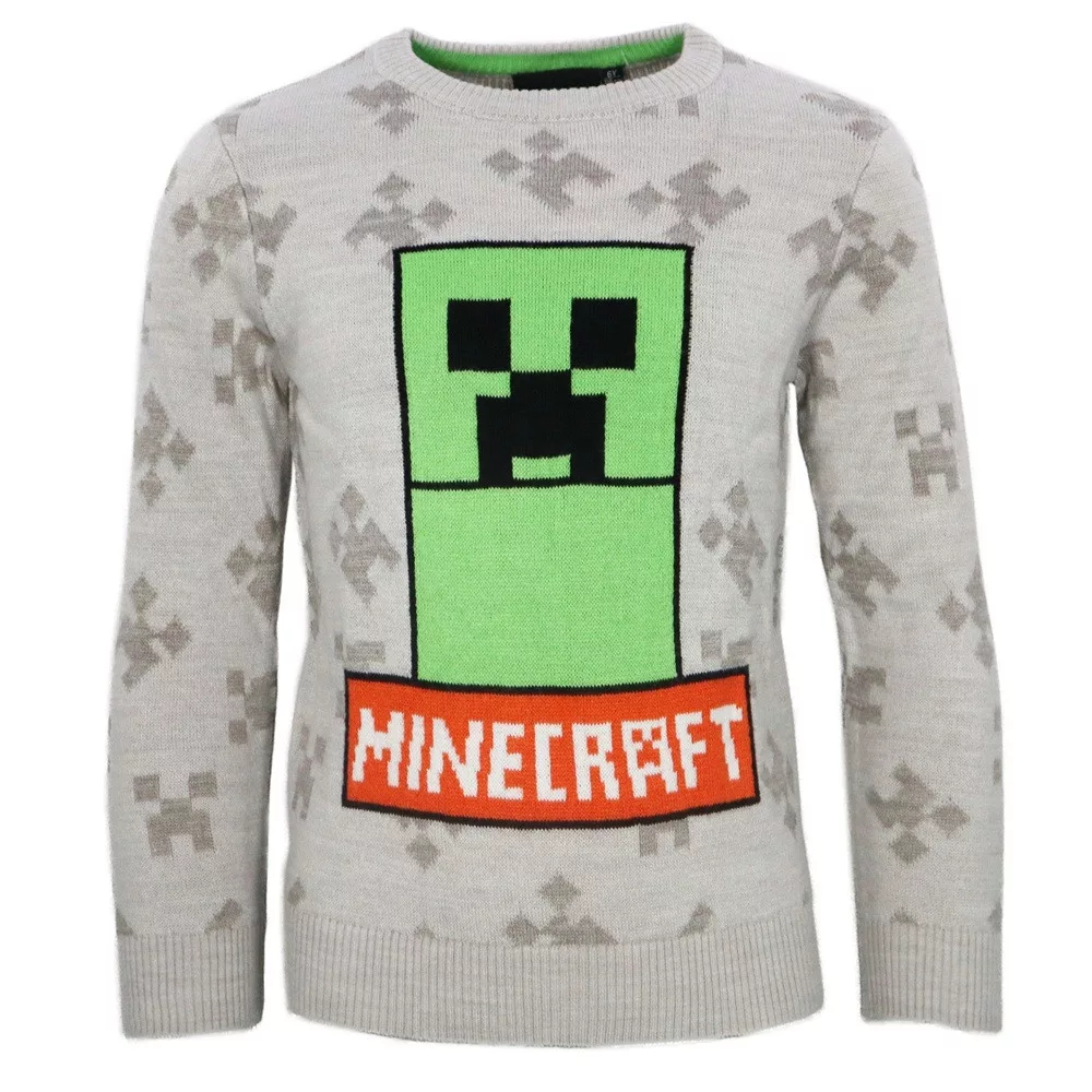 Minecraft children's knitted sweater 12 years - Javoli Disney Onl