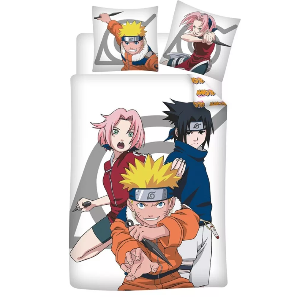 Naruto Ninja bedding cover 140x200cm, 65x65 cm - Javoli Disney Online