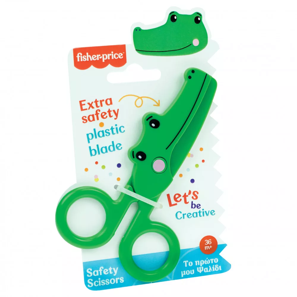 Fisher-Price Crocodile safety scissors 13 cm - Javoli Disney Online St