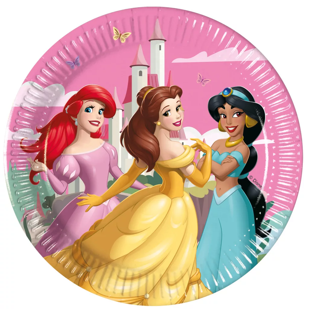 Disney Princess Create Your World paper plate 8 pcs 20 cm FSC - Javoli